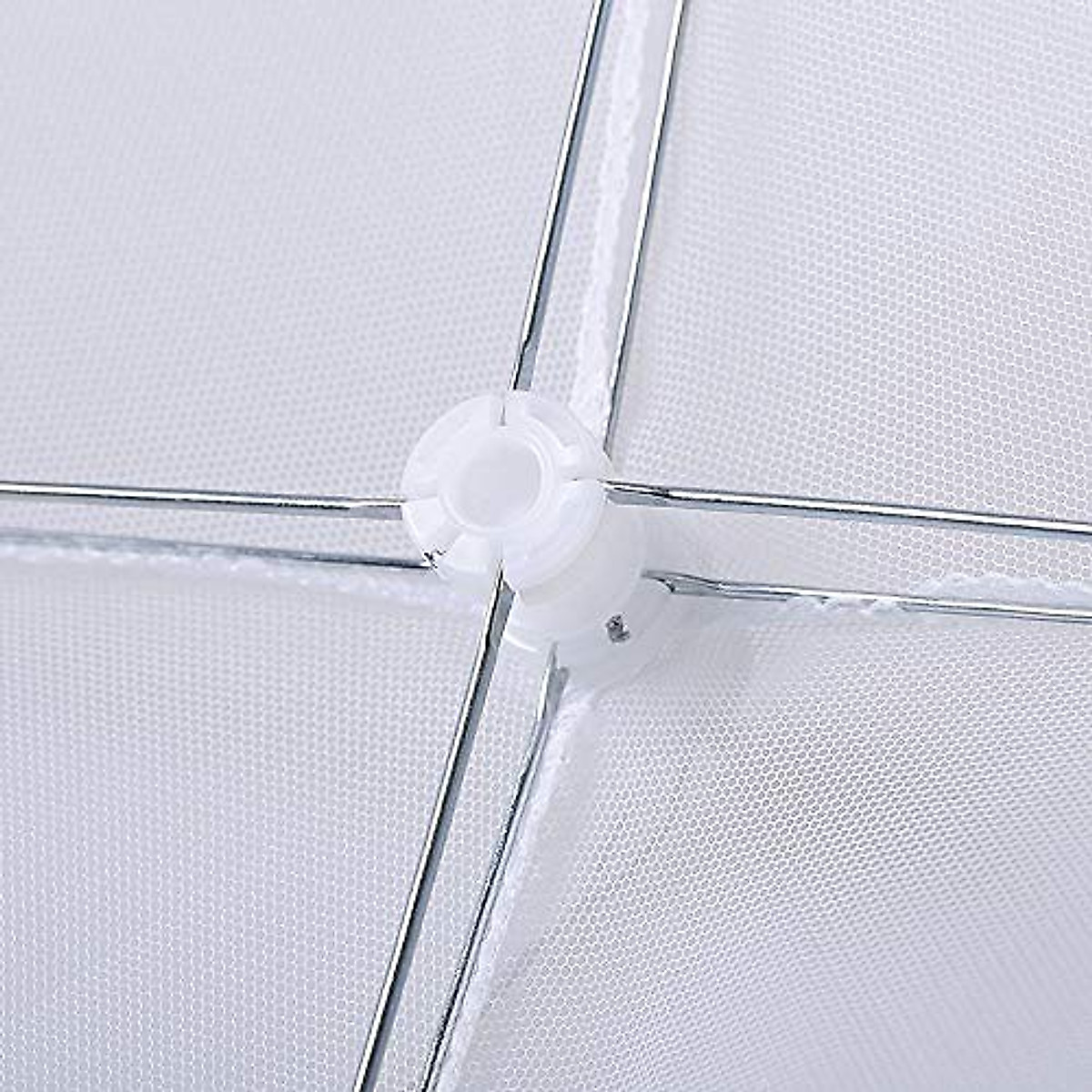 Camkey 6 Pack Dome Screen Mesh Food and Plant Covers，Reusable 17" Large Pop-Up Mesh Food Cover Tent, Collapsible Screens Canopy Food Cover Protector from Flies and Bugs for Outdoor and Home Use