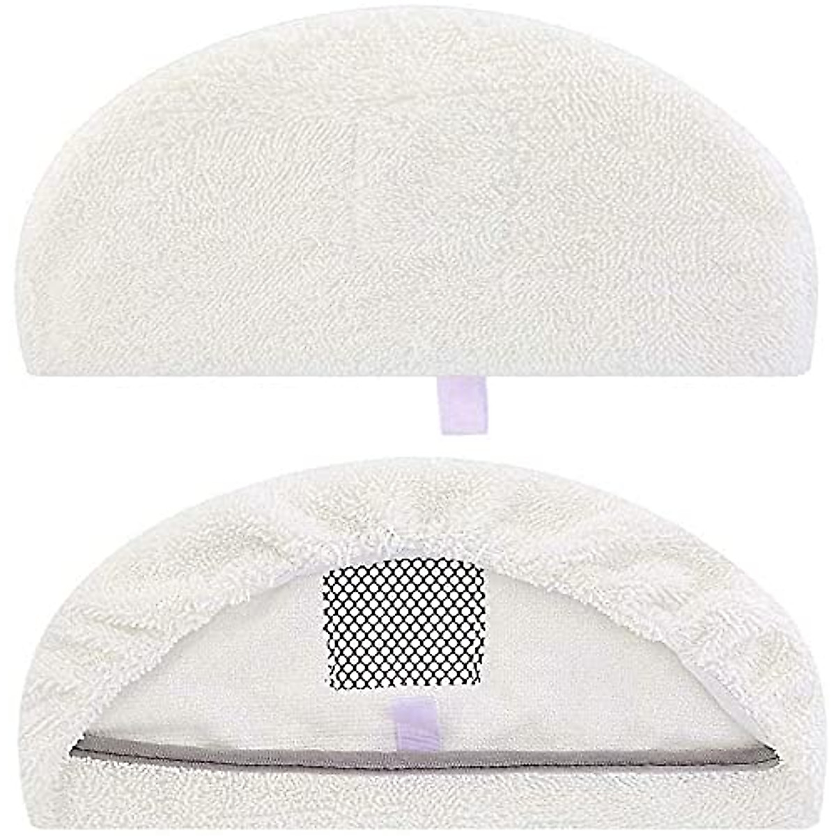 eoocvt 4pcs Mop Pads Replacement for Bissell PowerFresh 1940 Series 1440 1544 1806 2075 Series, Steam Mop Model 19402 19404 19408 19409 1940a 1940f 1940q 1940t 1940w