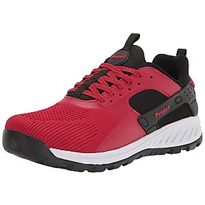 Propét Womens Visper Hiking Shoe, Red, 13 X-Wide US