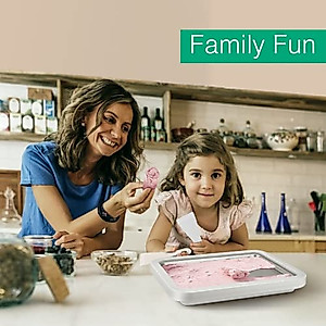 Rolled Ice Cream Maker- Instant Ice Cream Maker for kids Family- Rolled Ice Cream Machine- Yogurt Maker-Sweet Spot Frozen Fruit Machine- Great Gifts for Kids