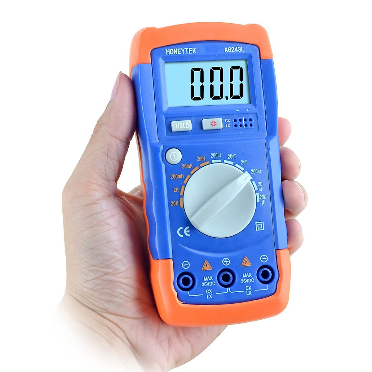 HONEYTEK A6243L Digital Inductance Meter Electronic Capacitance Tester Inductance/Capacitor Test Table