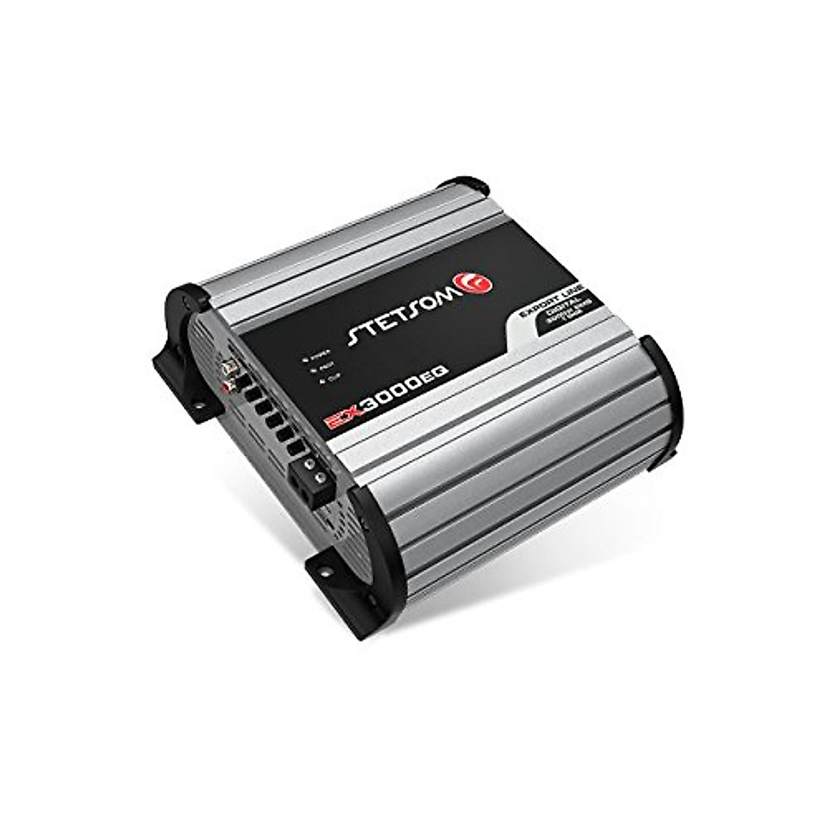 Stetsom EX 3000 EQ 1 Ohm Mono Car Audio Amplifier, 3000.1 3K Watts RMS, 1Ω Stable Full Range HD Sound Quality MD Crossover HPF LPF Bass Boost Front Rear Bridge Speaker
