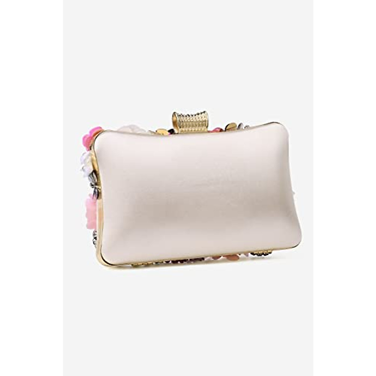 BABEYOND Flower Clutch Evening Bag - Women 3D Multicolored Beaded Shoulder Handbag Purse for 1920s Party Prom Wedding