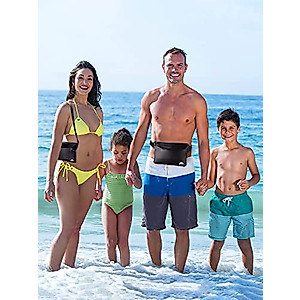 HEETA 2 Pack Waterproof Pouch, Screen Touch Sensitive Waterproof Dry Bag with Adjustable Waist Strap | Keep Your Phone and Valuables Dry | for Swimming Kayaking Boating Fishing Beach Diving Surfing