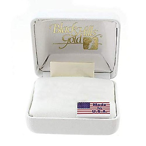 10k White Gold Diamond 7.24mm Wedding Ring, 12k Rose and Green Black Hills Gold Size 7.5