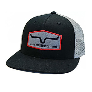 Kimes Ranch Unisex Replay Trucker Hat Embroidered Logo Hayseed Patch Adjustable Snapback One-Size Hat (Cotton,Apparel,Navy,mens,KimesRanch,REPLAY,1,1,1851614,Apparel,HAT,KimesRanch,OneSize,KimesRanch)