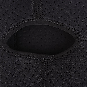 ShuoXin Thicken Breathable Sports Neoprene Knee Sleeve Compression Support Brace Knee Guard Protector Pad 1PCS - Black (L)