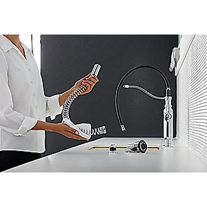 Kohler 77515-AF K-77515-AF Tournant Semi-Professional Pull-Down Kitchen Sink Faucet in Vibrant French Gold