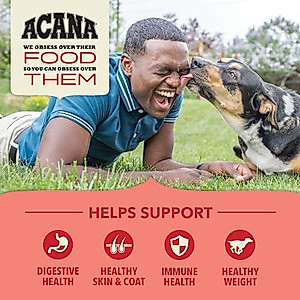ACANA Wholesome Grains Dry Dog Food, Red Meat and Grains, Gluten Free, Beef, Pork, and Lamb Recipe, 4lb