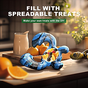 Quizvi Tough Dog Chew Toys for Aggressive Chewers - Durable Nylon Bone, Real Bacon Flavor, Ideal for Large/Medium Breeds, Keeps Dogs Busy, Promotes Dental Health