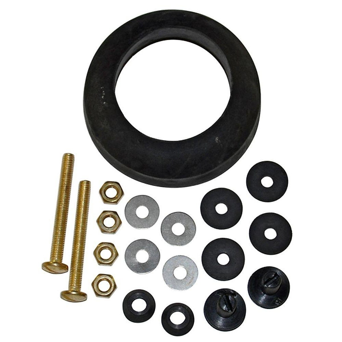 Danco Tank to Bowl, Use Cadet 3 and Champion 4 Toilets, Rubber, 10572 5/16-in. x 3-in. American Standard Repair Kit, Black