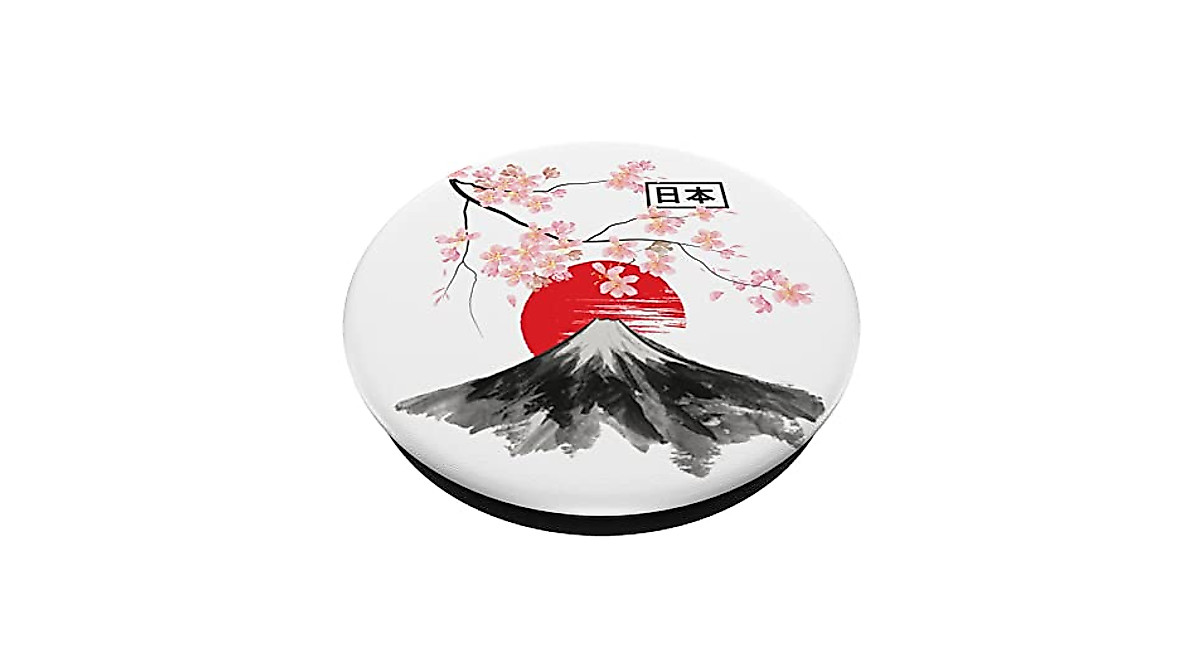 Vintage Cherry Blossom PopSocket – Fusion of Art & Utility