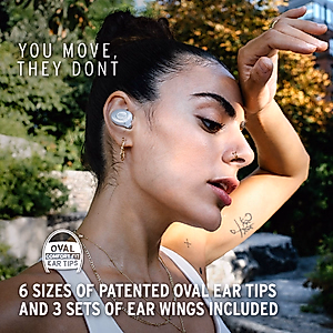 Klipsch T5 II True Wireless Sport Earphones with Dust/Waterproof Case & Earbuds, Best Fitting Ear Tips, Ear Wings, 32 Hours of Battery Life, and Wireless Charging Case