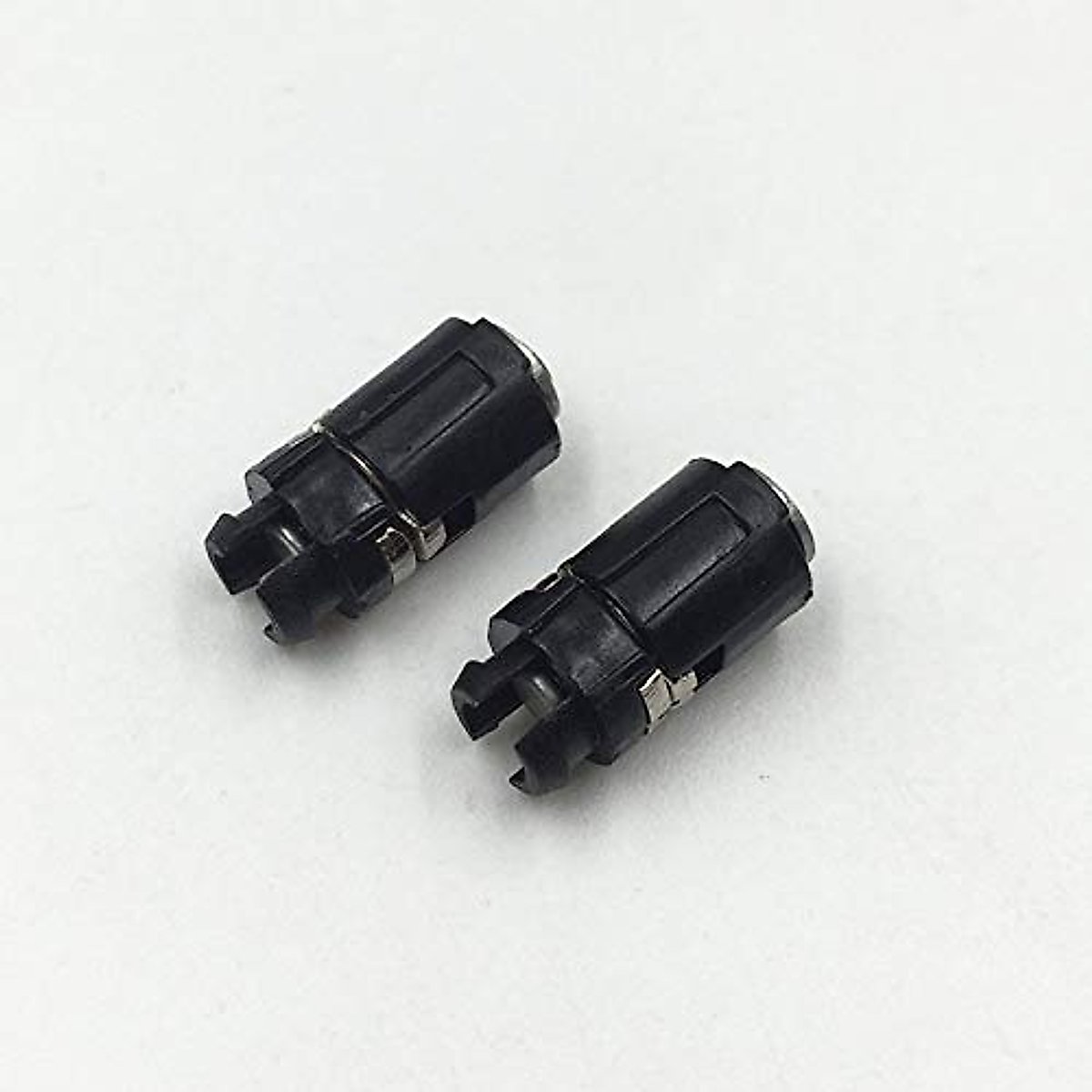 Replacement Rotating Shaft Spindle Hinge Axis for GBA SP for Gameboy Advance SP (2X Black)
