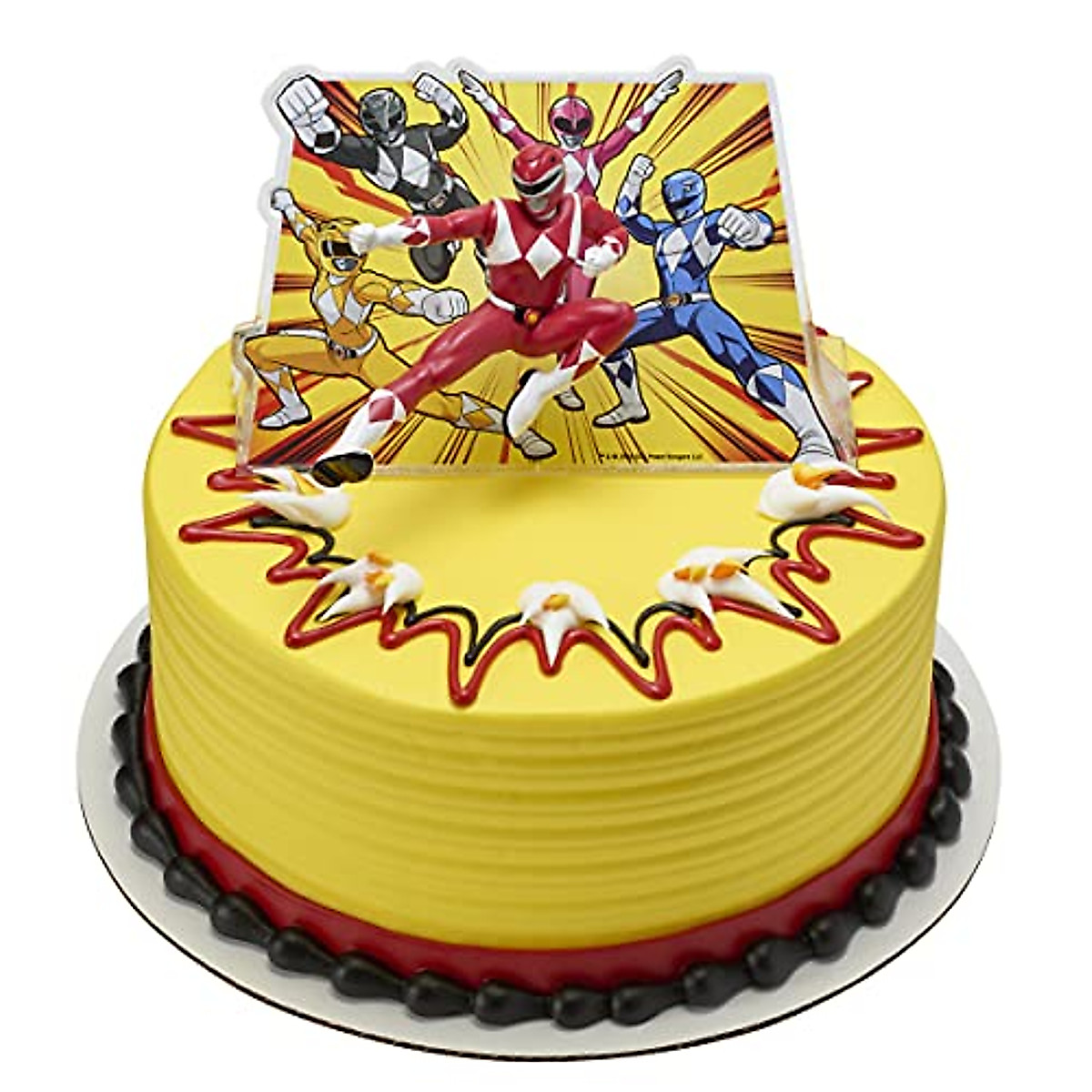 Decopac Power Rangers It's Morphin Time DecoSet Cake Decoration Topper, 3"