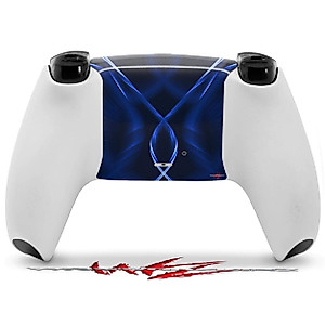 WraptorSkinz Skin Wrap compatible with Sony PS5 DualSense Controller Abstract 01 Blue (CONTROLLER NOT INCLUDED)