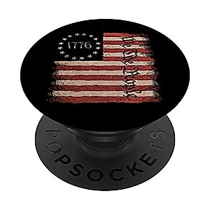 1776 We The People Patriotic American Constitution PopSockets Swappable PopGrip
