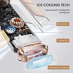 Permanent IPL Hair Removal Device, Painless Laser Hair Removal with Ice Cooling System for Women Men, 3 IN 1 More Than A Hair Removal Device, 9 Levels, 2 Modes, 999900 Flashes IPL Hair Remover Machine