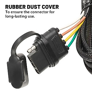 Oyviny Custom 4 Pin 56094 Trailer Wiring Harness for 2010-2017 GMC Terrain/Chevrolet Equinox, Terrain Trailer Hitch Wiring Kit