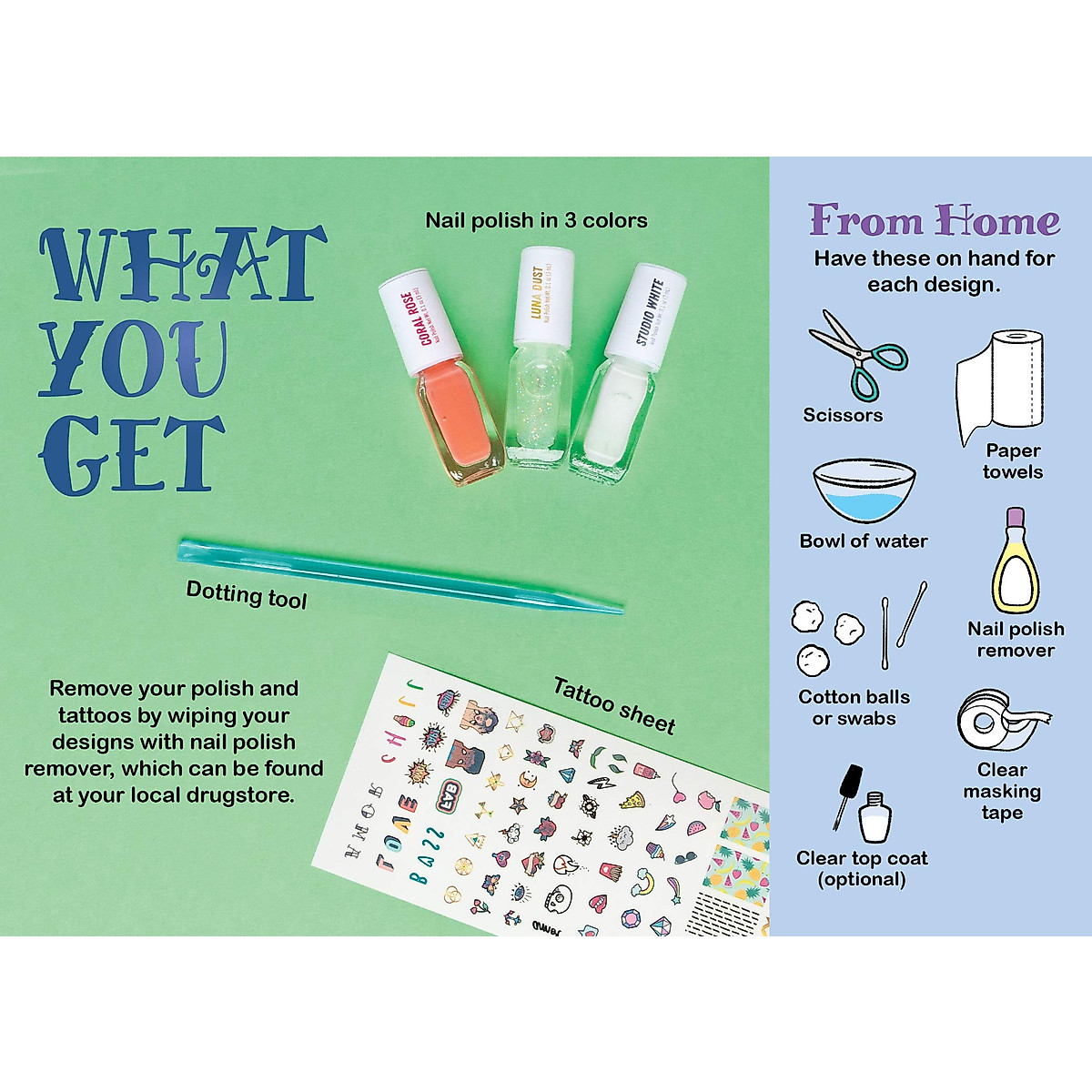 Klutz Tattoo Art Nails Activity Kit