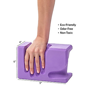 WRIST BUDDY® Yoga Blocks | Engineered to Reduce Wrist Pain, Enhance Wrist Comfort and Grip Strength on the Blocks | Best Performance Block | EVA Foam Blocks Yoga Accessories Set | Great Summer Gifts