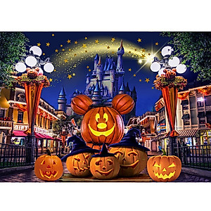 Halloween Pumpkin Head Backdrops Halloween Nightmare Party Photography Background 7x5 Halloween Birthday Backdrop Baby Shower Halloween Photo Studio Props Banner