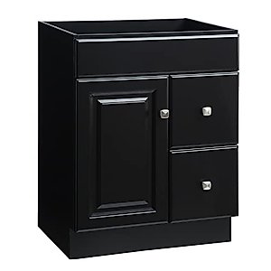Design House Wyndham 24 Inch Bathroom Vanity, Freestanding Bathroom Sink Cabinet - Solid Wood Bathroom Vanity Cabinet, Dark Espresso