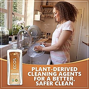 Earth Friendly Products Dishmate, Dishwashing Liquid, Natural Almond, 25 Ounce (Pack of 3)