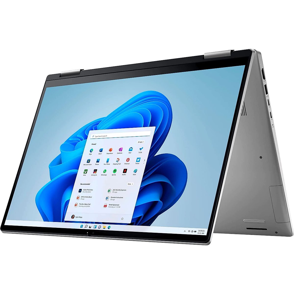 Dell Inspiron 16 2-in-1 Laptop, 2023, 16" 1920 x 1200 Touchscreen, Intel Core i7-1260P 12-Core, 24GB DDR4, 2TB SSD, Windows 10 Home, Backlit Keyboard, Wi-Fi 6, Thunderbolt 4, 1080p Camera, Silver