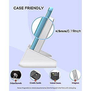 Wireless Charger YUWISS Wireless Charging Stand Cordless Charger 10/7.5/5W Compatible with iPhone 14 13 12/12 /11Pro Max/XR/XS Max/XS/X/8/8Plus Galaxy S22/S21/S9/S9+/S8/S8+ Note