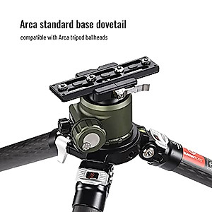 SUNWAYFOTO 5.51 inch M-Lok Arca Rail Mount Adapter Accessories for Arca-Swiss/RRS Tripod Head Aluminum SMP-140
