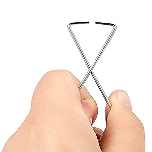 JOIKIT 200 Pack Ceiling Hook Clips, T-bar Ceiling Tile Clips, Drop Ceiling Hanger Hooks for Office, Classroom, Home and Wedding Decoration from Suspended Tile, Grid, Drop Ceiling