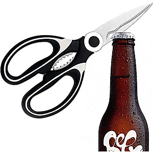 Kitchen Shears, Sharp Stainless Steel Kitchen Scissors, All-purpose Heavy Duty Scissors Essential in Kitchen Gadgets, Dishwasher Safe
