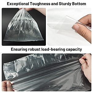 50 Pcs Paint Sprayer Liners Bags, Transparent Sprayer Cup Plastic Liners for Spray Gun Can Compatible with Wagner Paint Sprayer