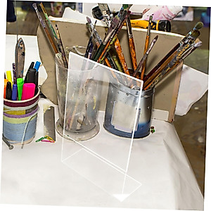 NUOBESTY Writing Slant Board Transparent Writing Stand Acrylic Writing Slope Board to Improve Handwriting Legibility Endurance for Office Reading Drawing