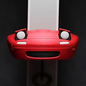 Vintage Open Car Headlights Key Holder Decorations, Vintage Ride Car Open Key Holder, Key Holder Wall Mount, Key Holder for Wall for Hallway Kitchen Farmhouse Bathroom Ornaments (Red)