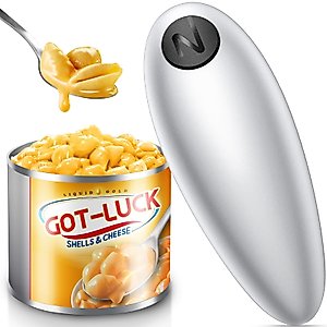 Electric Can Opener,Got-luck One-Touch Automatic Can Opener Fits Different Cans with Smooth Edge for Seniors with Arthritis,Food Safe Battery Can Opener Kitchen Gadget