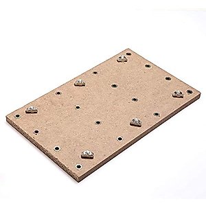 Genmitsu CNC MDF Spoilboard Table for 3018 CNC Router Machine, 30 x 18 x 1.2cm (11-4/5''x 7''x 1/2''), M6 Holes (6mm), Screws and Nuts Included