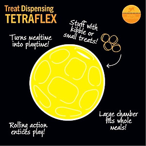 Starmark Treat Dispensing Tetraflex Dog Toy Large