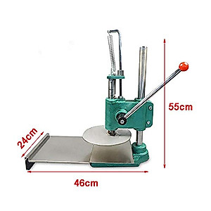 9.5" Household Manual Pastry Press Machine, Pastry Press Premade Pizza Dough Pizza Presser with Cast Iron Base, Pizza Dough Press Machine for Home or Commercial Use