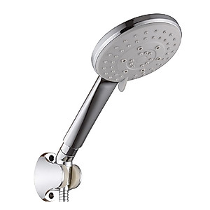 Carvedexquisitely Modern Copper Showerhead Elbow Adapter, 135 Degree Chrome, G1/2" Female and Male