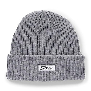 Titleist Men's Standard Cuff Knit Hat, Heather Gray, One Size