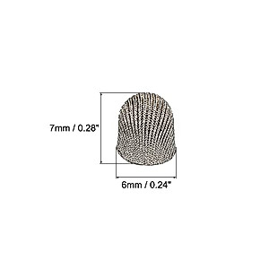 MECCANIXITY 6pcs 6mm Stylus Pen Fine Tips Conductive Fiber Capacitive Touch Screen Pens Tip Universal Replacement