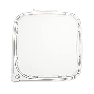 Restaurantware Tamper Tek 64 Ounce Take Out Containers 100 Tamper-Evident Deli Containers - Hinged Lid Freezable Clear Plastic Meal Prep Containers Disposable For Carry Out Or Lunches