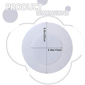 Soft Felt Plate Protectors, Set of 30 and 2 Different Size, Plate Separators Pads China Storage Dividers Protectors Dish Protectors Pads for Protecting and Stacking Your Cookware