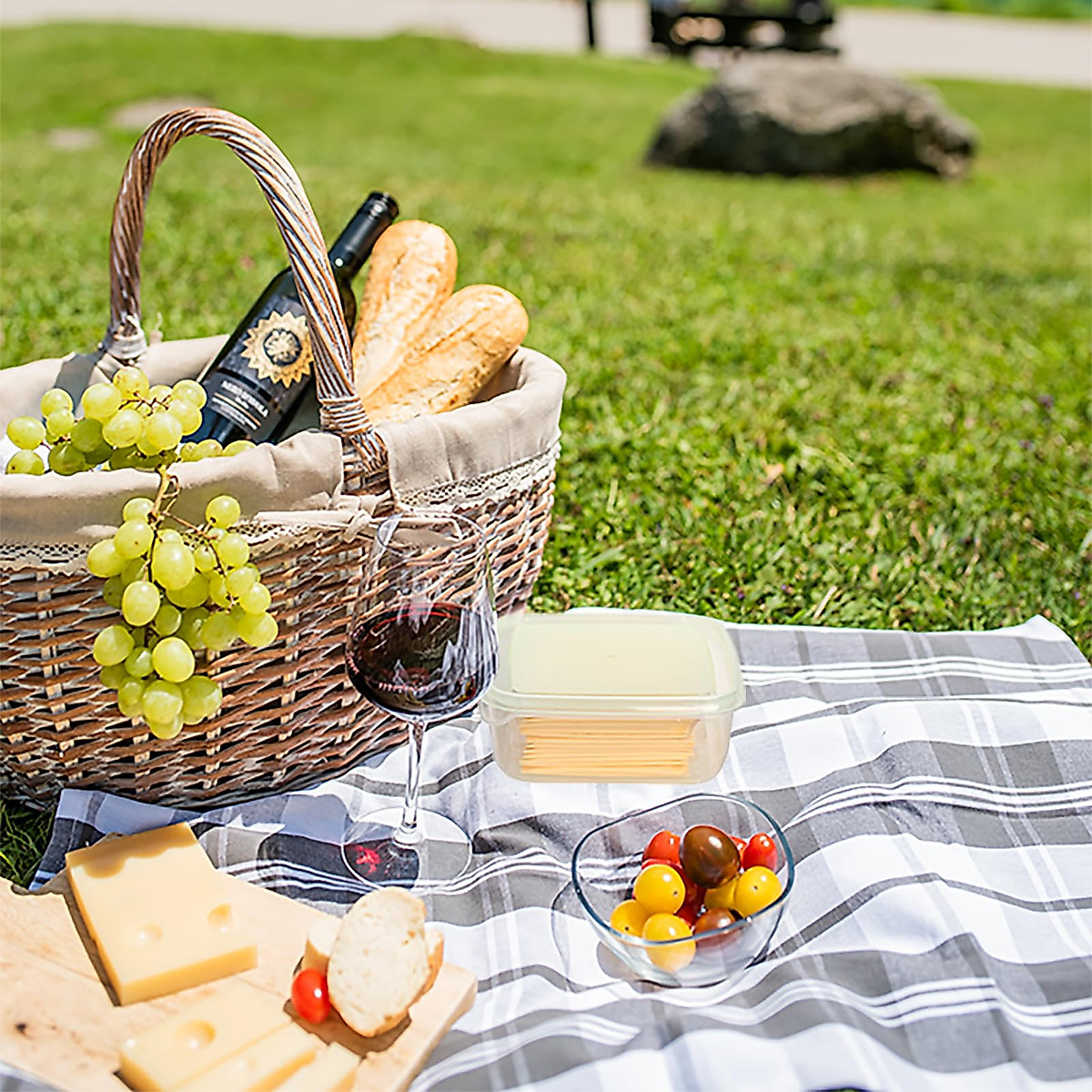 WonLiq 2 Pack-Cheese slicer Storage Containers with lids airtight Keeps slice Cheese Fresh and Delicious Reusable Cheese Preservation Container for Fridge