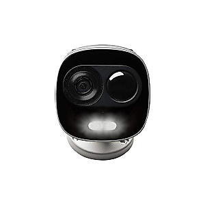 Lorex LNB8105X 4K Ultra HD Active Deterrence IP Security Bullet Camera, 2.8mm, 130ft Night Vision, CNV, Audio, Works with LNR600X,LNR6100X,N841,N861B,N862B,N842, White (Renewed)