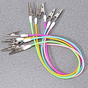 5pcs Blue Glasses Clothing Silicone Neck Clips Pink Protector Cords Covering Clinic Eyeglass Mixed Bib Yellow Dining Green Strap Clip Purple Dental Face Men Chain Practical