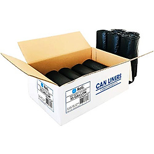 Reli. 33 Gallon Trash Bags Heavy Duty (250 Count Bulk), Made in USA | Black Garbage Bags 30 Gallon - 32 Gallon - 35 Gallon, Bulk Trash Bag Can Liners