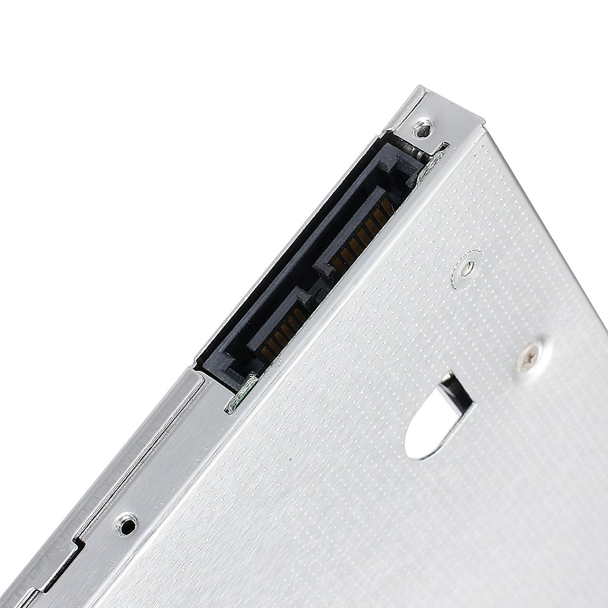 SATA Hard Drive Caddy, Universal 9.5 mm SATA to SATA 2nd SSD HDD Hard Drive Caddy Adapter Tray Enclosures for DELL HP Lenovo ThinkPad ACER Gateway ASUS Sony Samsung MSI Laptop